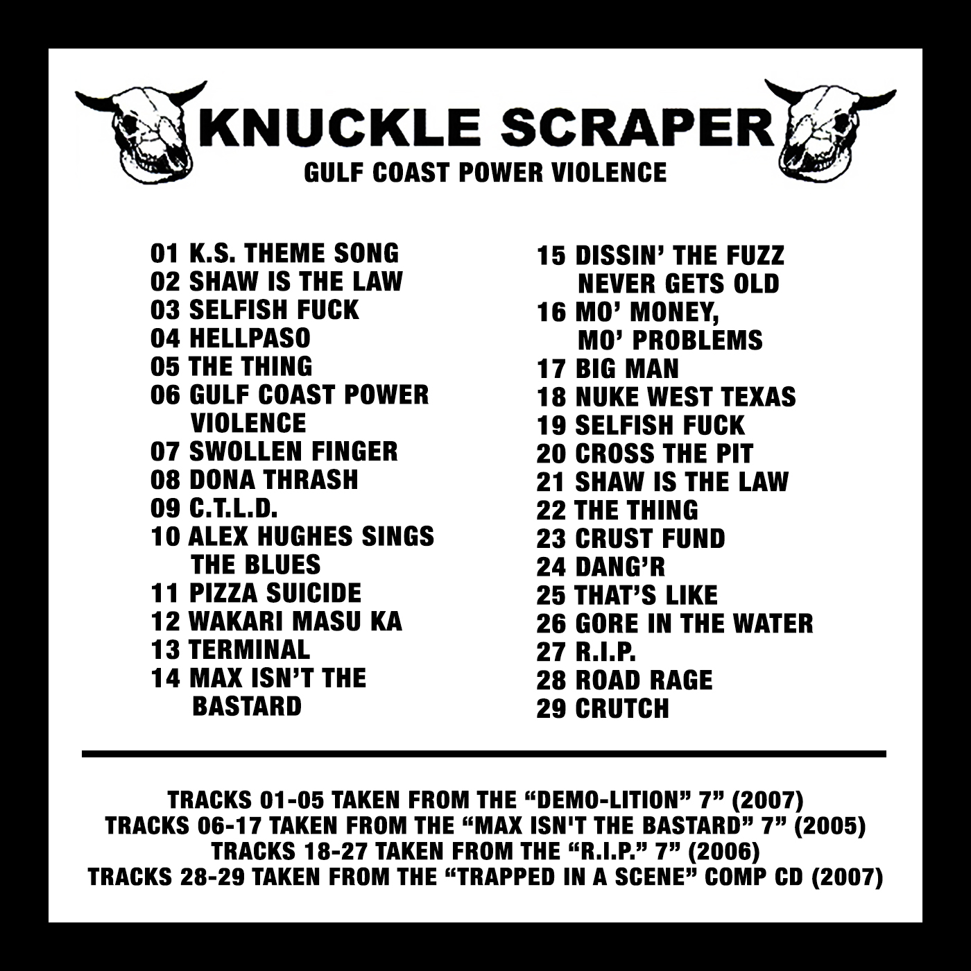 Blogged and Quartered: American Powerviolence: From The West To The Rest