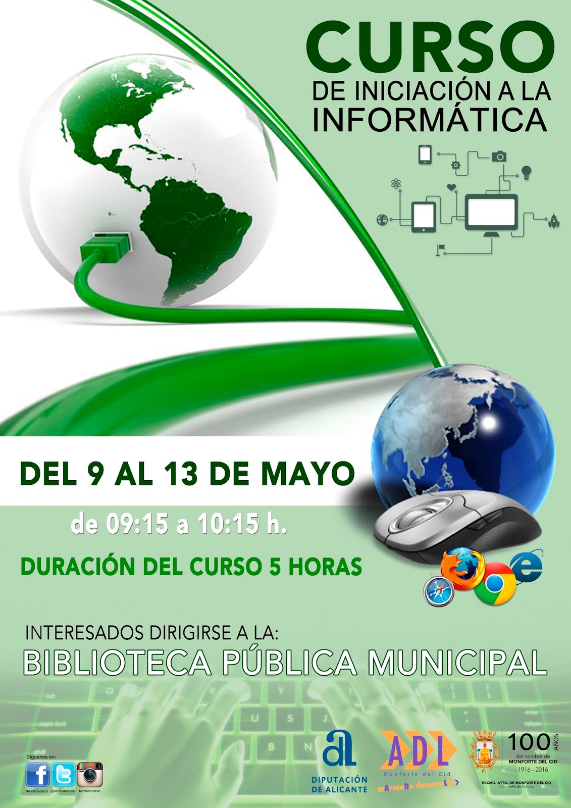 Biblioteca Pública Municipal Monforte del Cid: Curso de Iniciación a la ...