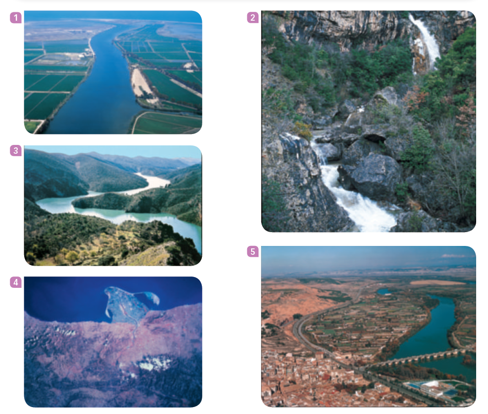 1ºESO: IMÁGENES FICHA PERFIL Y CURSO DE UN RÍO