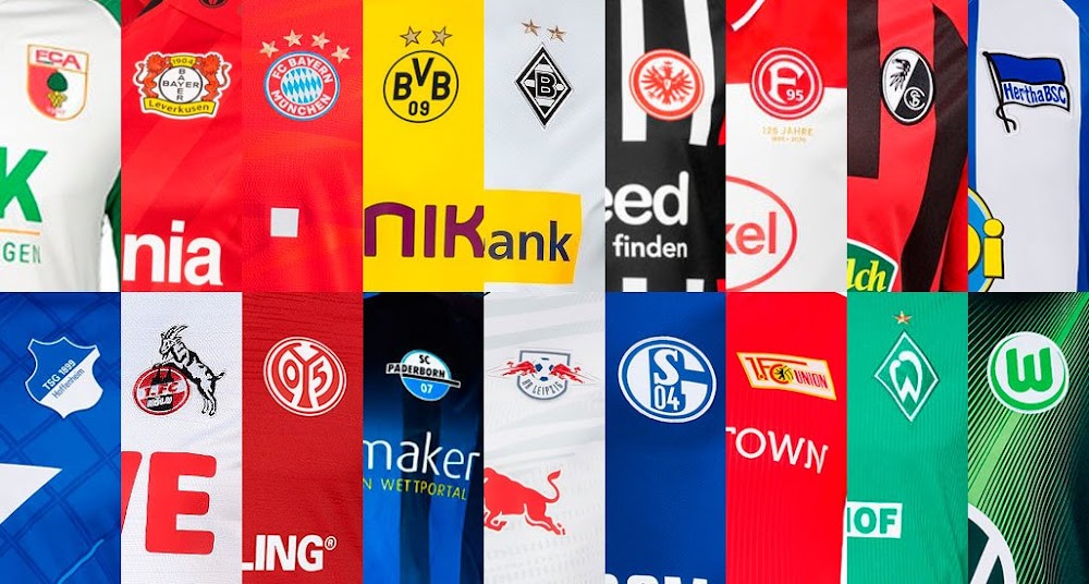 All 19-20 Bundesliga Kits - Overview | 54 Home, Away & Third Jerseys ...