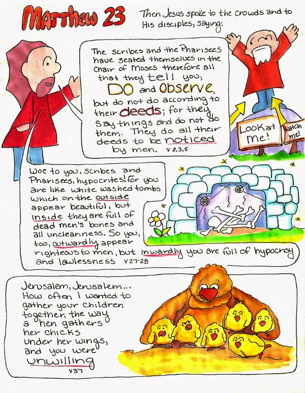 Doodle Through The Bible: Matthew 23