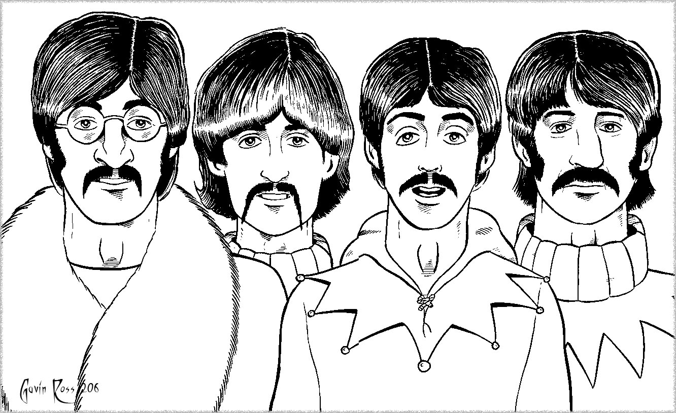 Gavin Ross - Sequential Artist/Cartoonist: The Beatles
