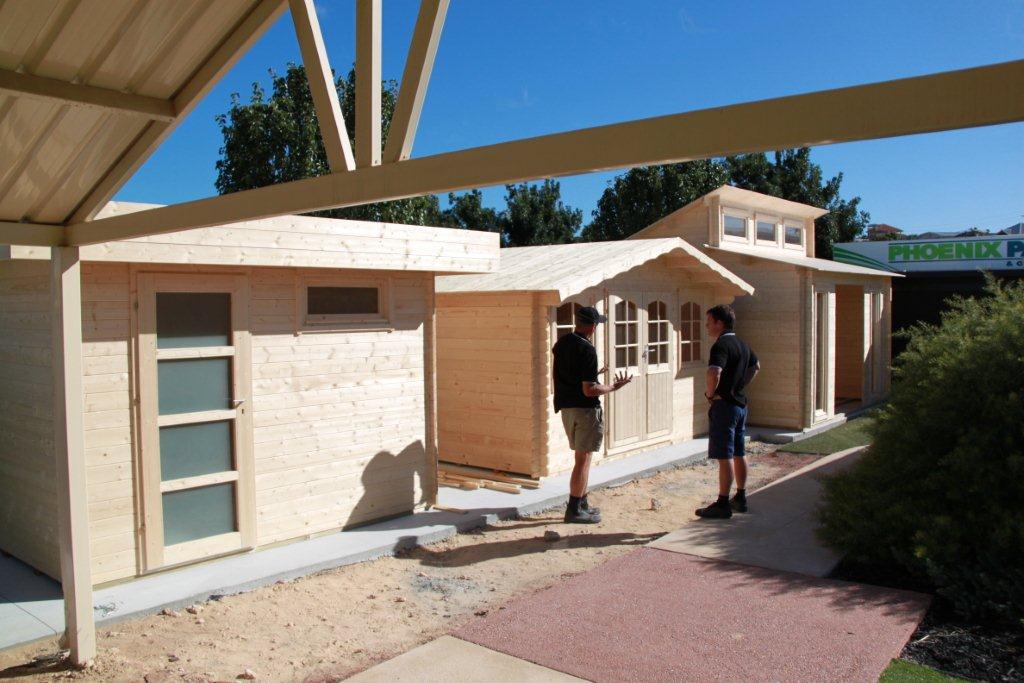 First Contact LLC: Beautiful EZ Log Structures display in Australia!