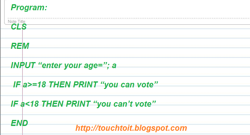 Begain!: QBASIC: And Its Programing Concept