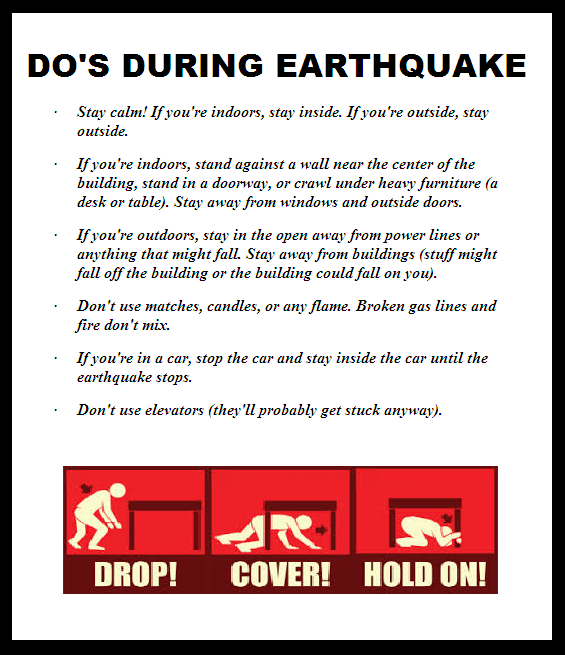 Earthquake 's Pamphlets: Earthquake Pamphlets