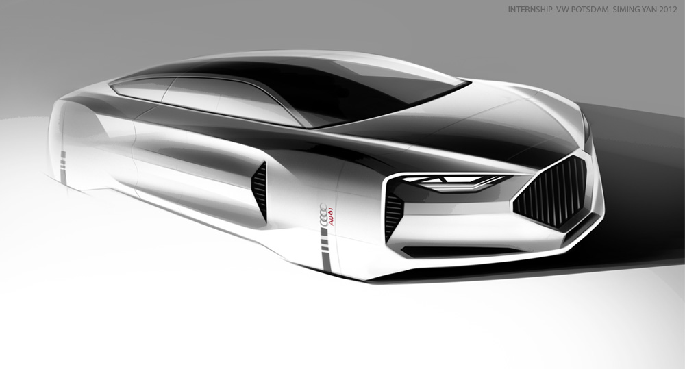 Siming Yan: Audi A5 2030, Skoda D_Concept