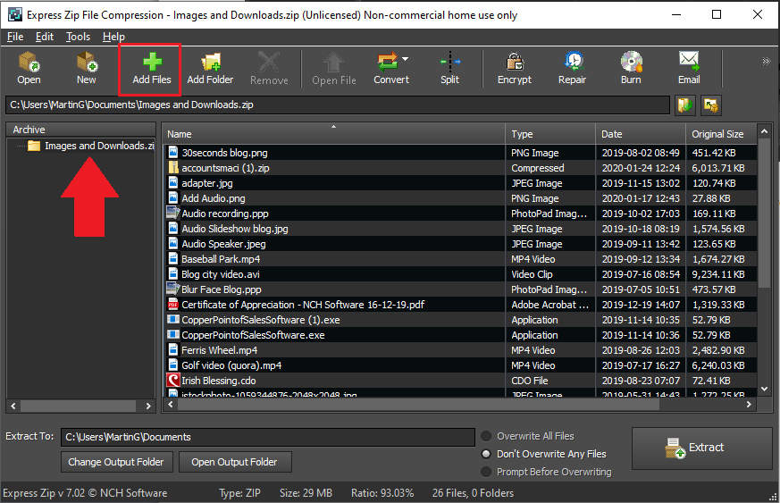 Create Zip Files Using Express Zip | Do More With Software