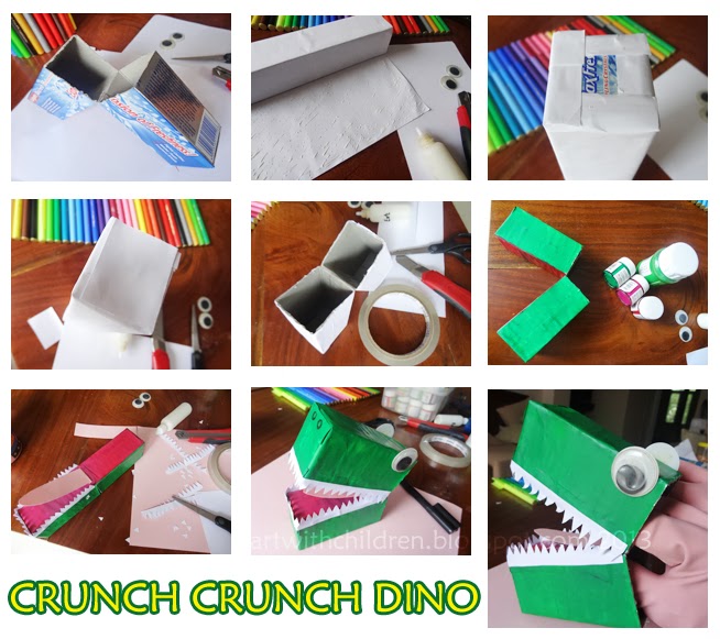 How to make a Dino Hand puppet