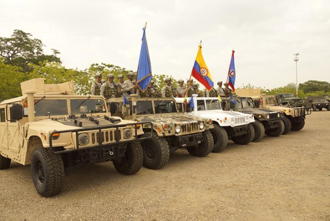 Infantería de Marina de Colombia recibe nuevo lote de vehículos M1151 ...