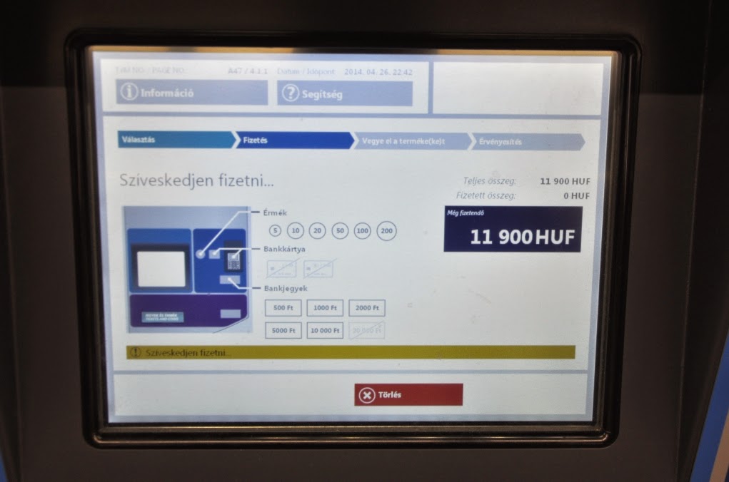 Közeg, úton-útfélen: Jegyautomata teszt: BKK