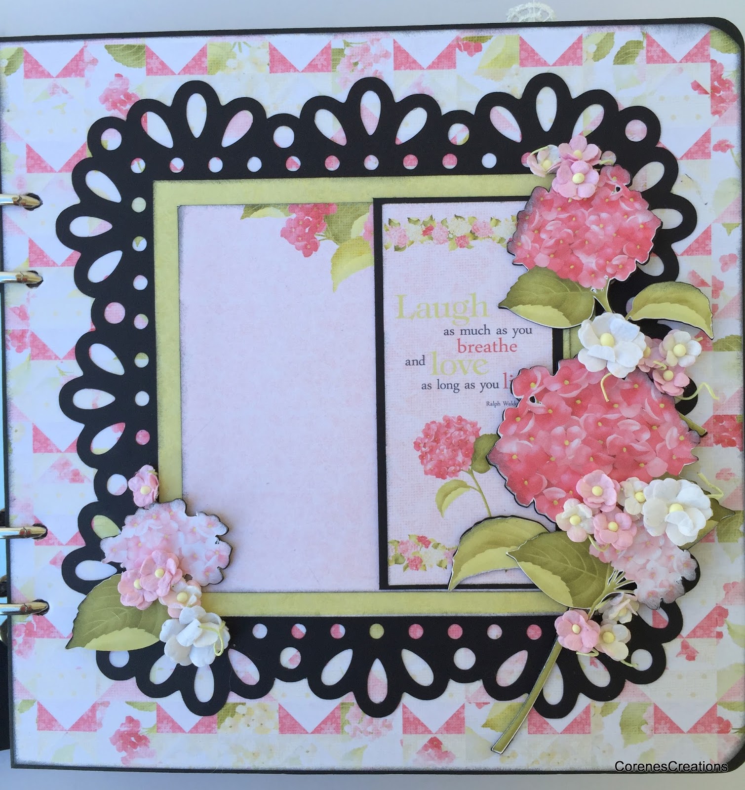 CorenesCreations: Mini album using Wild Orchid Crafts & Nitwit Collections!