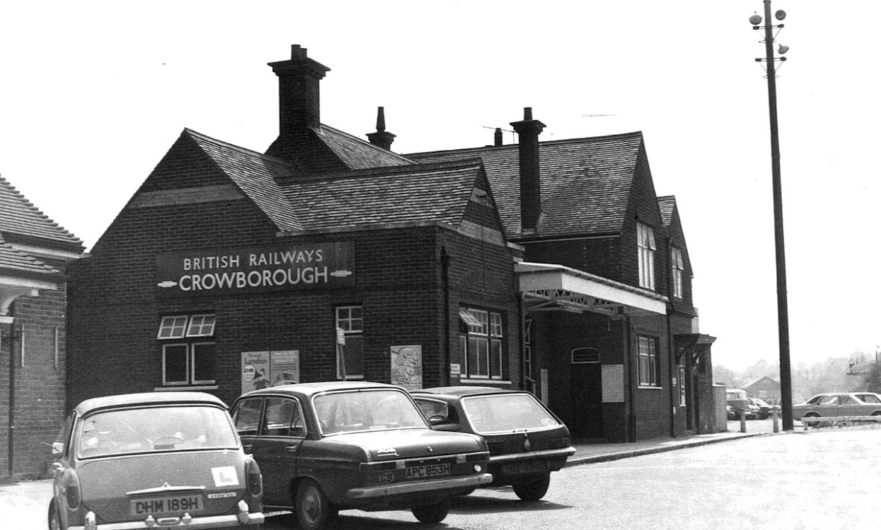 the rail thing: Crowborough 1977