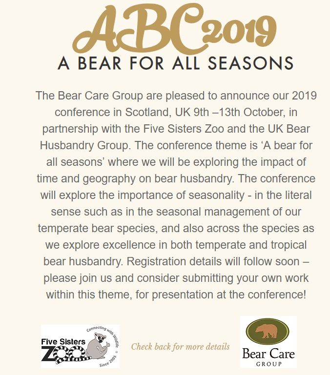 Zoo Conferences, Meetings, Courses and Symposia