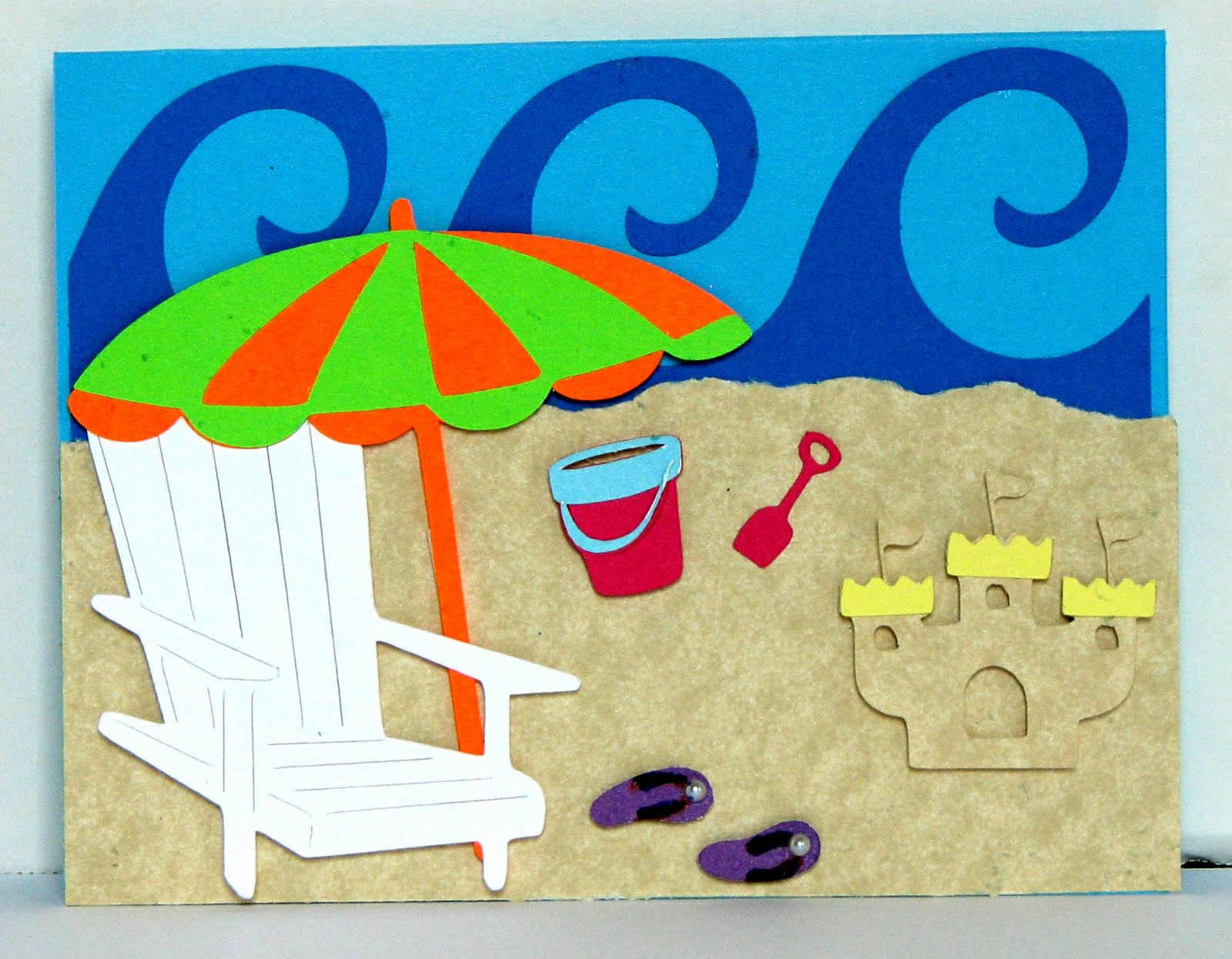 The Cricut Obsession: Beach Sand Card