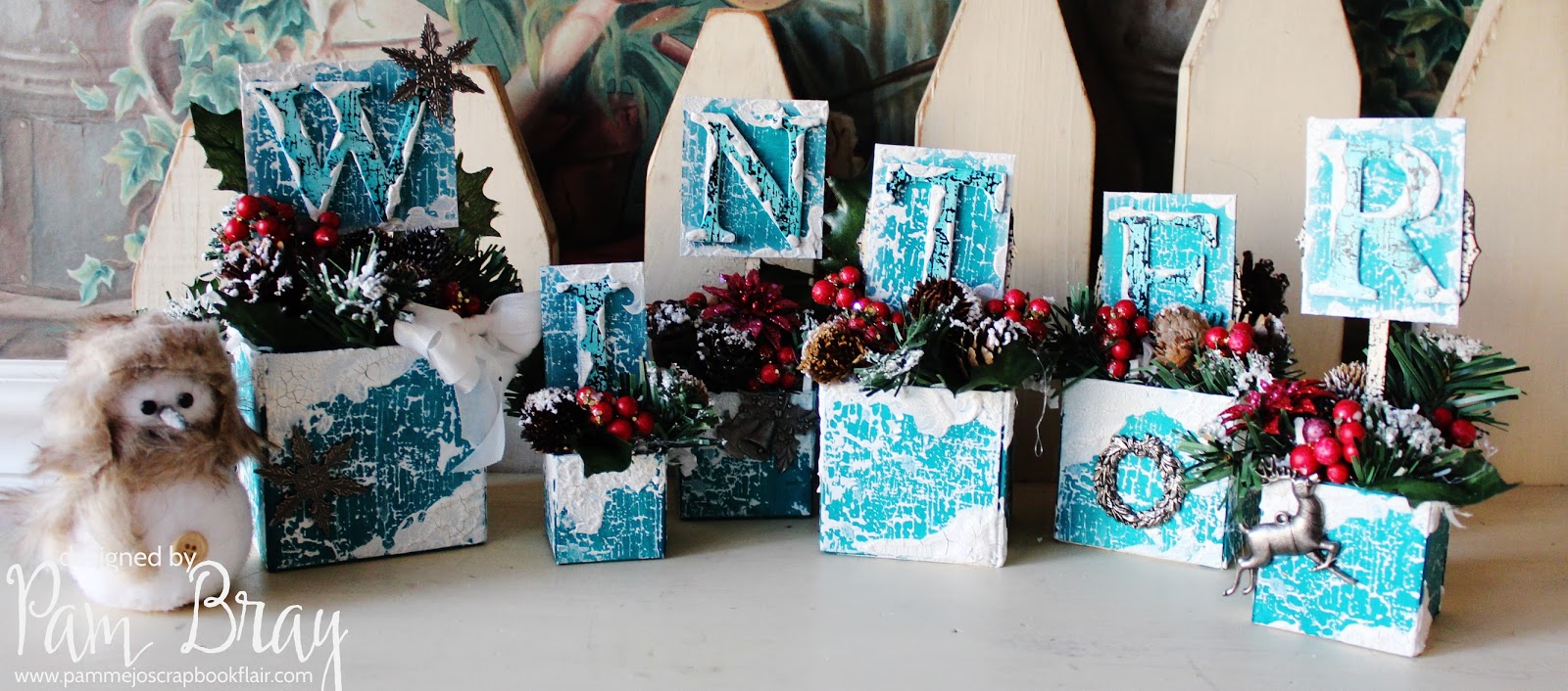 Pam Bray Designs: A Girl with Flair: "Winter" Wonderland Blocks ...