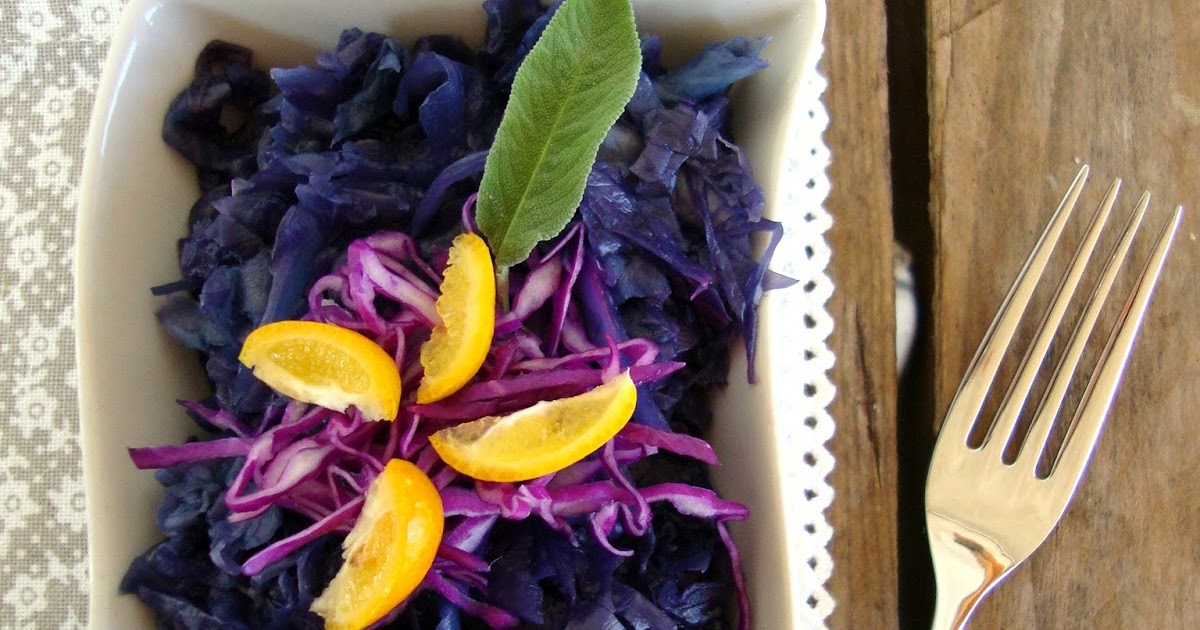 Ogni riccio un pasticcio - Blog di cucina: Stufato e crema di verza viola