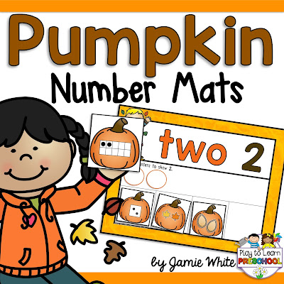 Pumpkin Counting Mats: A Sensory Way to Visualize Numbers