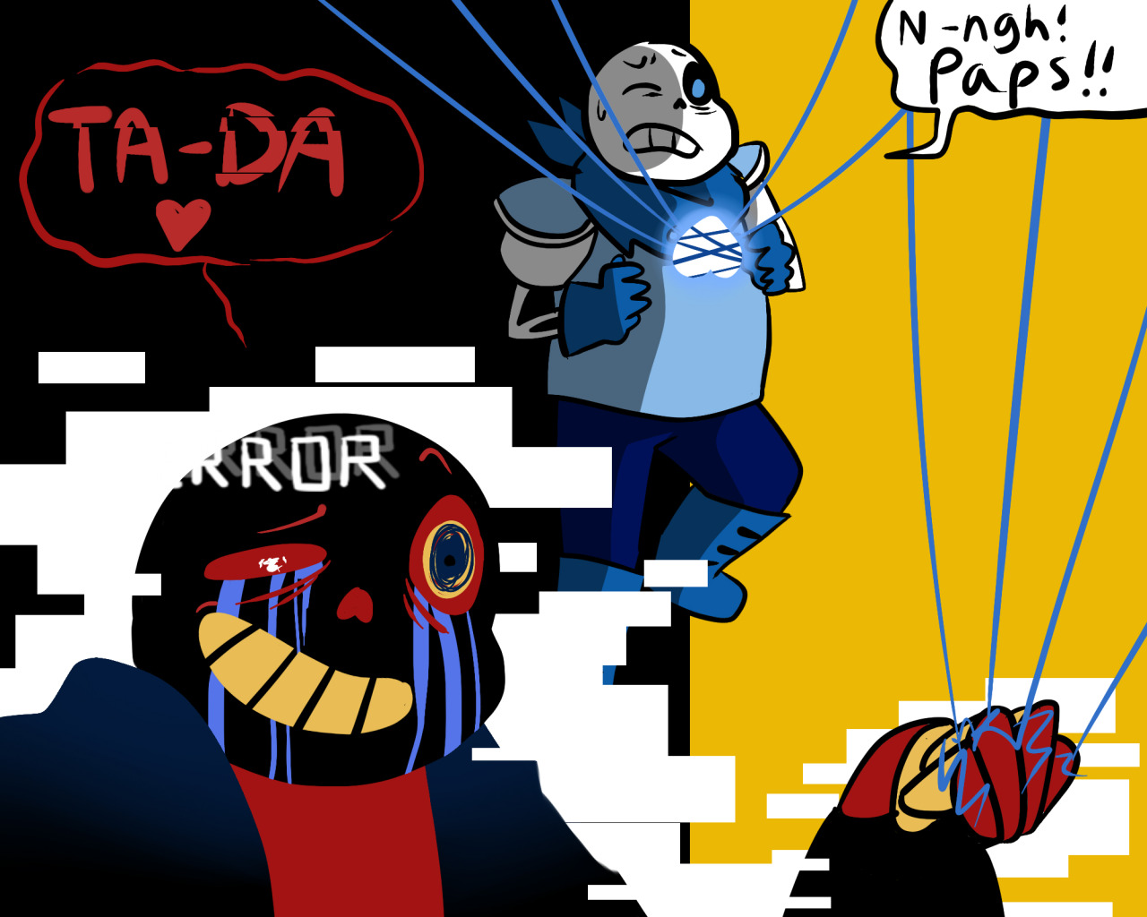 Undertale: O tym jak Error zdobył pierwszego przyjaciela 01 ...