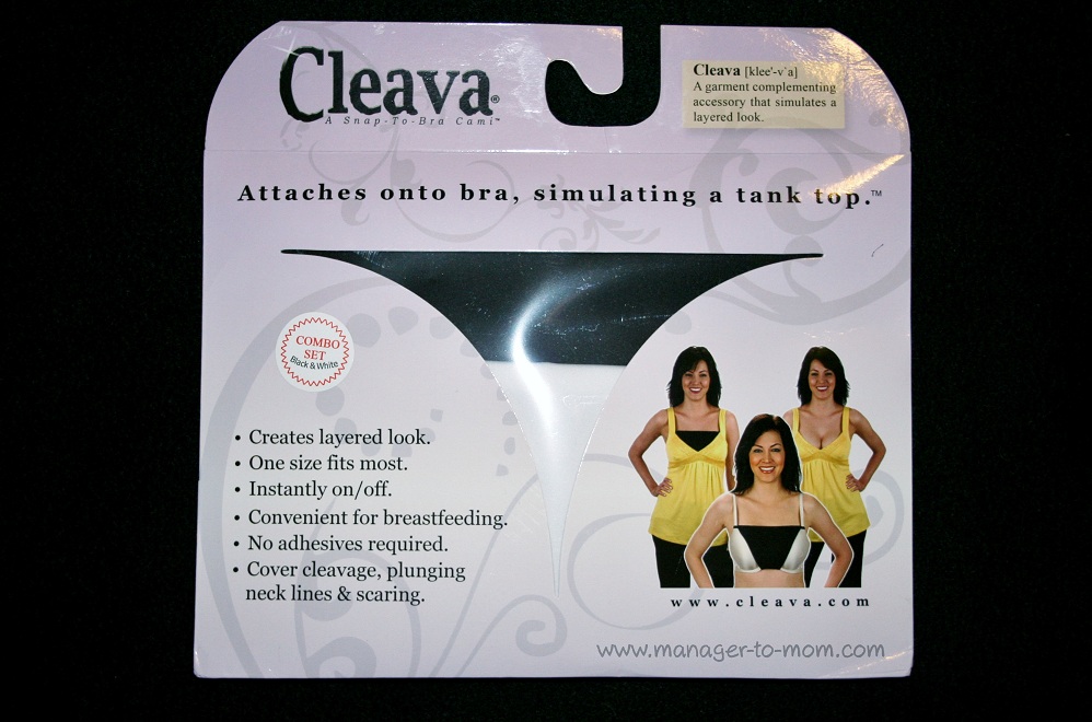 Manager to Mom: Cleava "Snap to Bra Camisole": Review & Giveaway! (Closed)