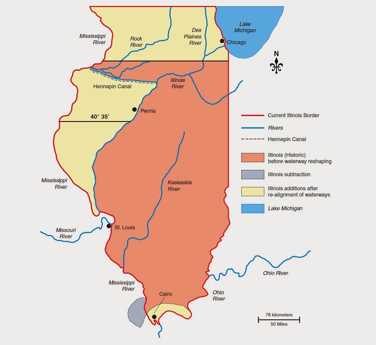 Observations in Agriculture: How Illinois got its shape