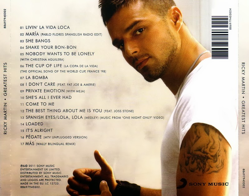 ENTRE MUSICA: RICKY MARTIN - Greatest hits