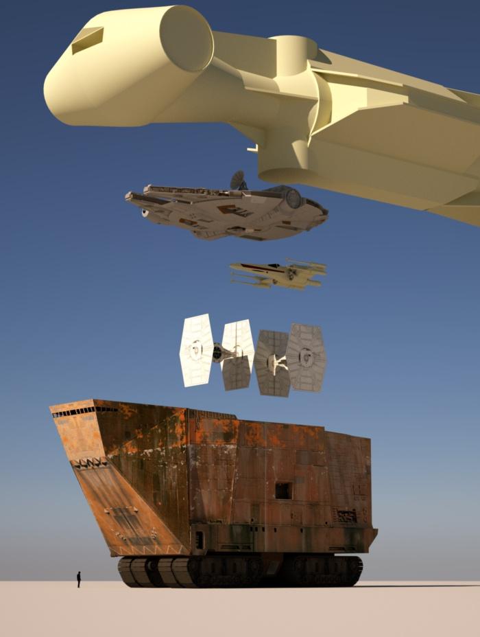 Stinson's All Things Star Wars Blog: Classic Size Comparison Chart (Part 2)