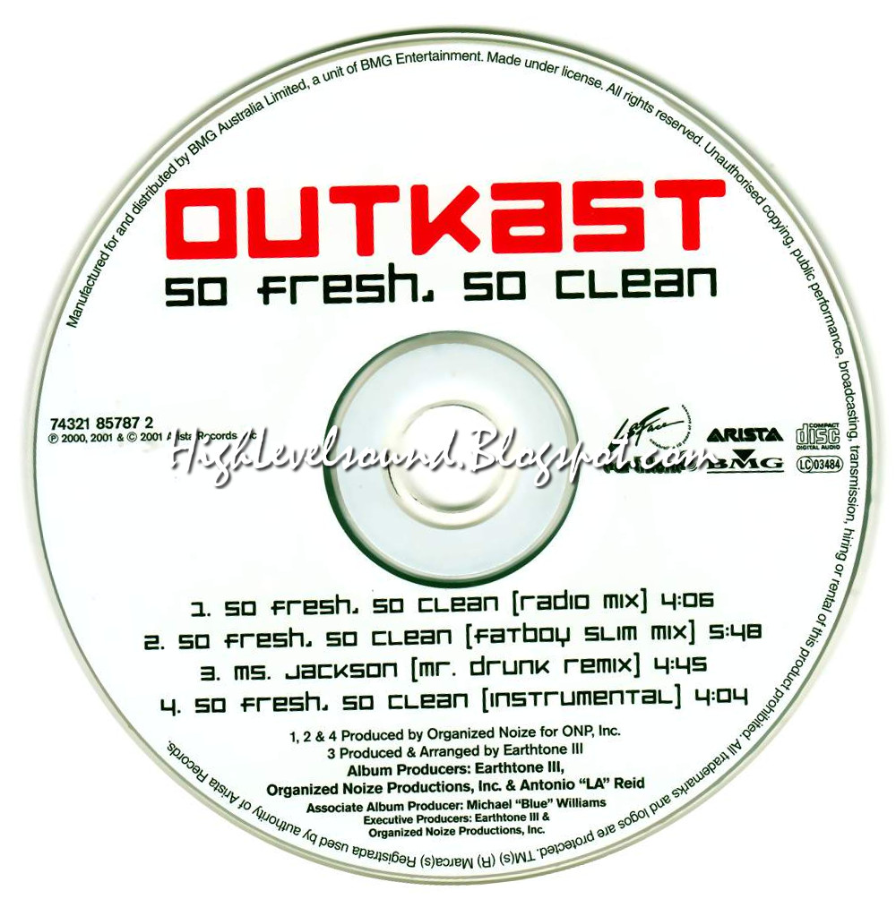 highest level of music: OutKast - So Fresh, So Clean-(AU_CDM)-2001-hlm