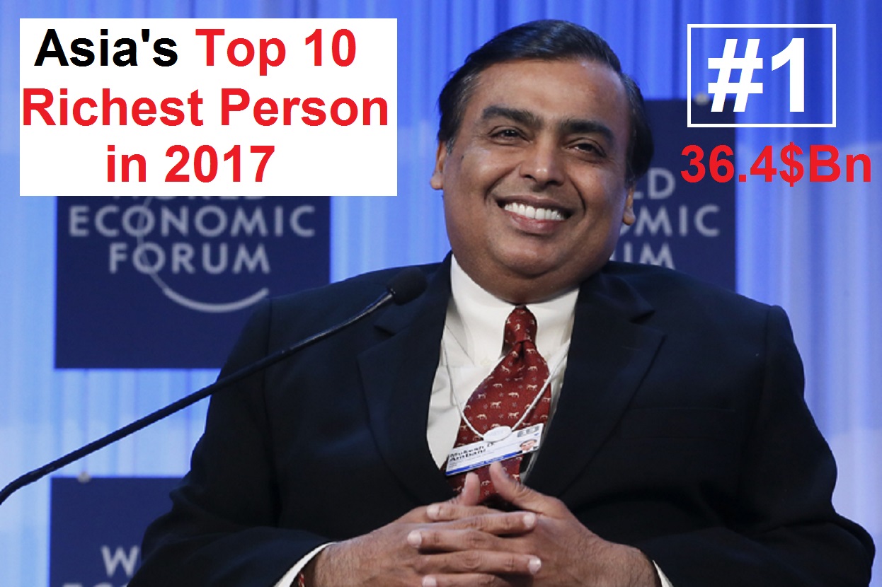 Asia's Top 10 Richest Person in 2017 | Asia Top 10 Billionaire in 2017
