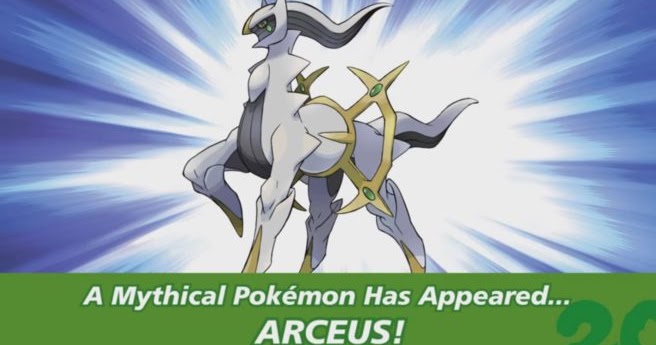Pokémon X/Y/OR/AS (3DS): Arceus está novamente disponível - Nintendo Blast