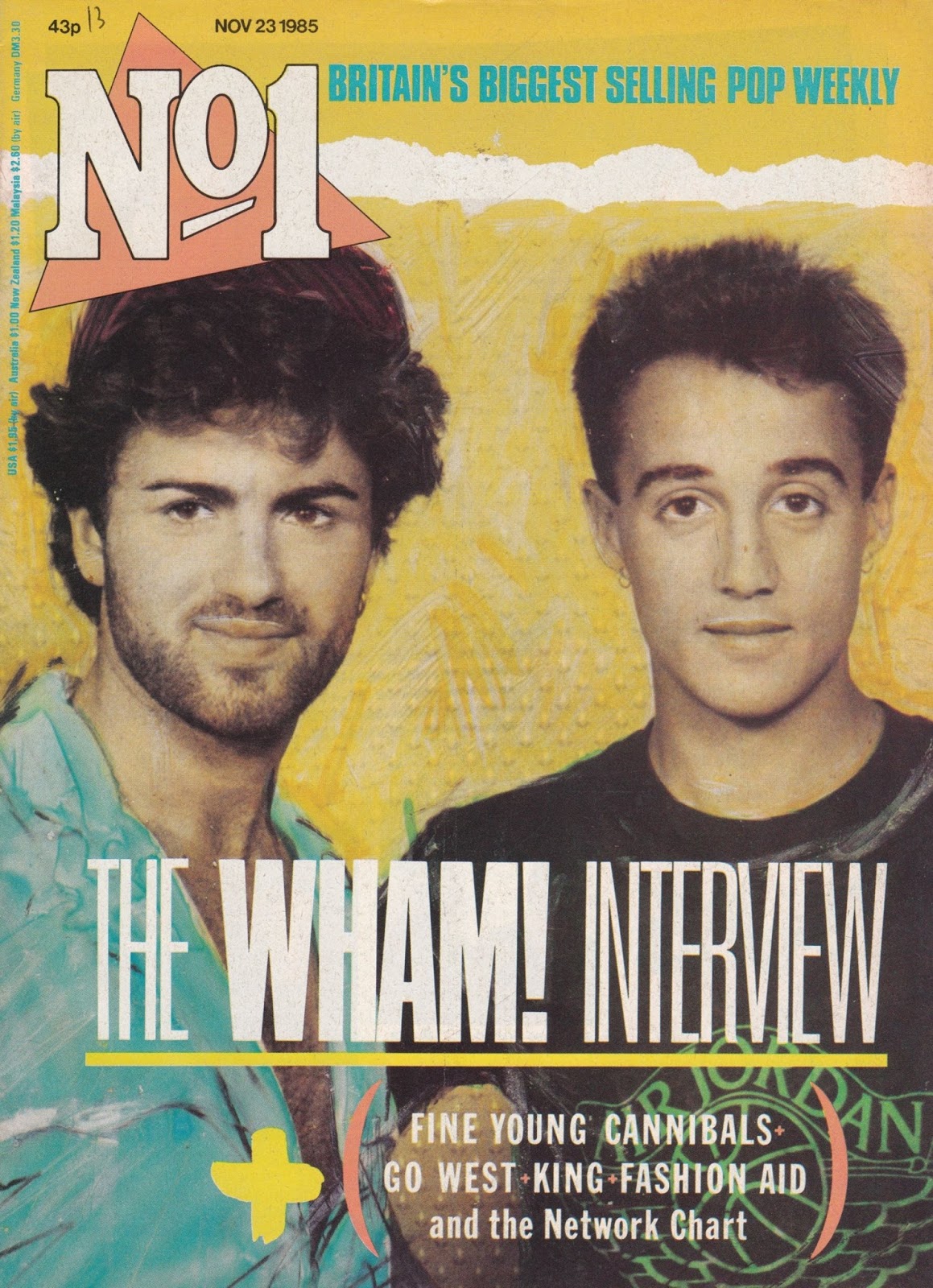 Top Of The Pop Culture 80s: Wham Number One Magazine 1985