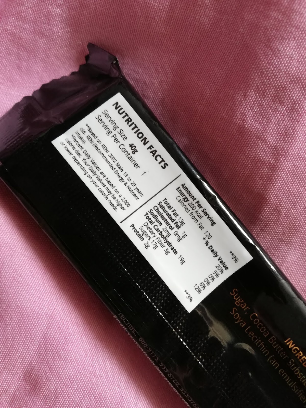 Cienanigans: HARRY DARK CHOCOLATE BAR