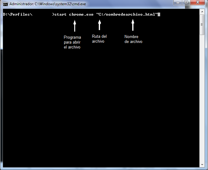 Utilidades en CMD para windows: Comandos básicos para crear un programa