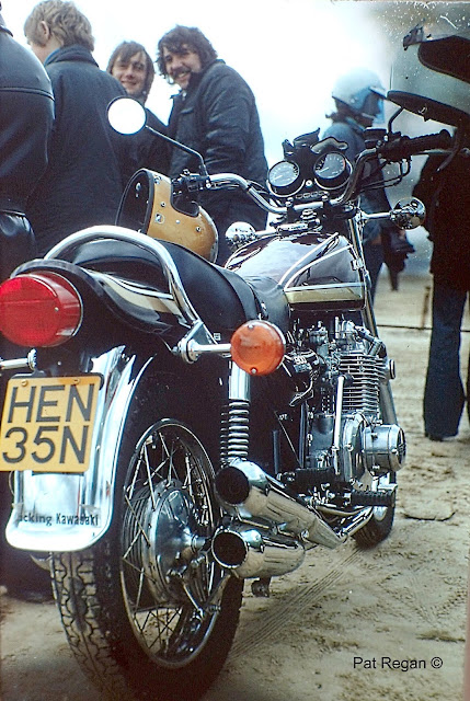 Motorcycle racing on Ainsdale Beach 1970s | OTS News - Southport