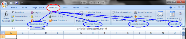 Various of Excel: Fungsi Menu FORMULA Microsoft Excel