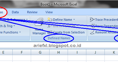 Various of Excel: Fungsi Menu FORMULA Microsoft Excel