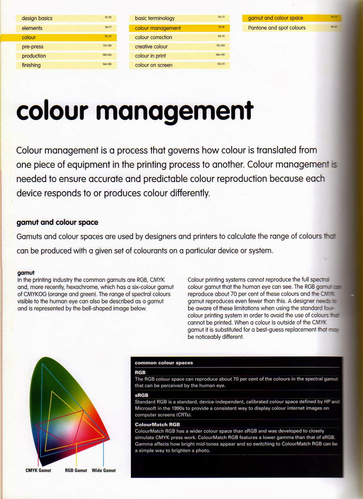 Design Context : DESIGN PRODUCTION - COLOUR RESEARCH