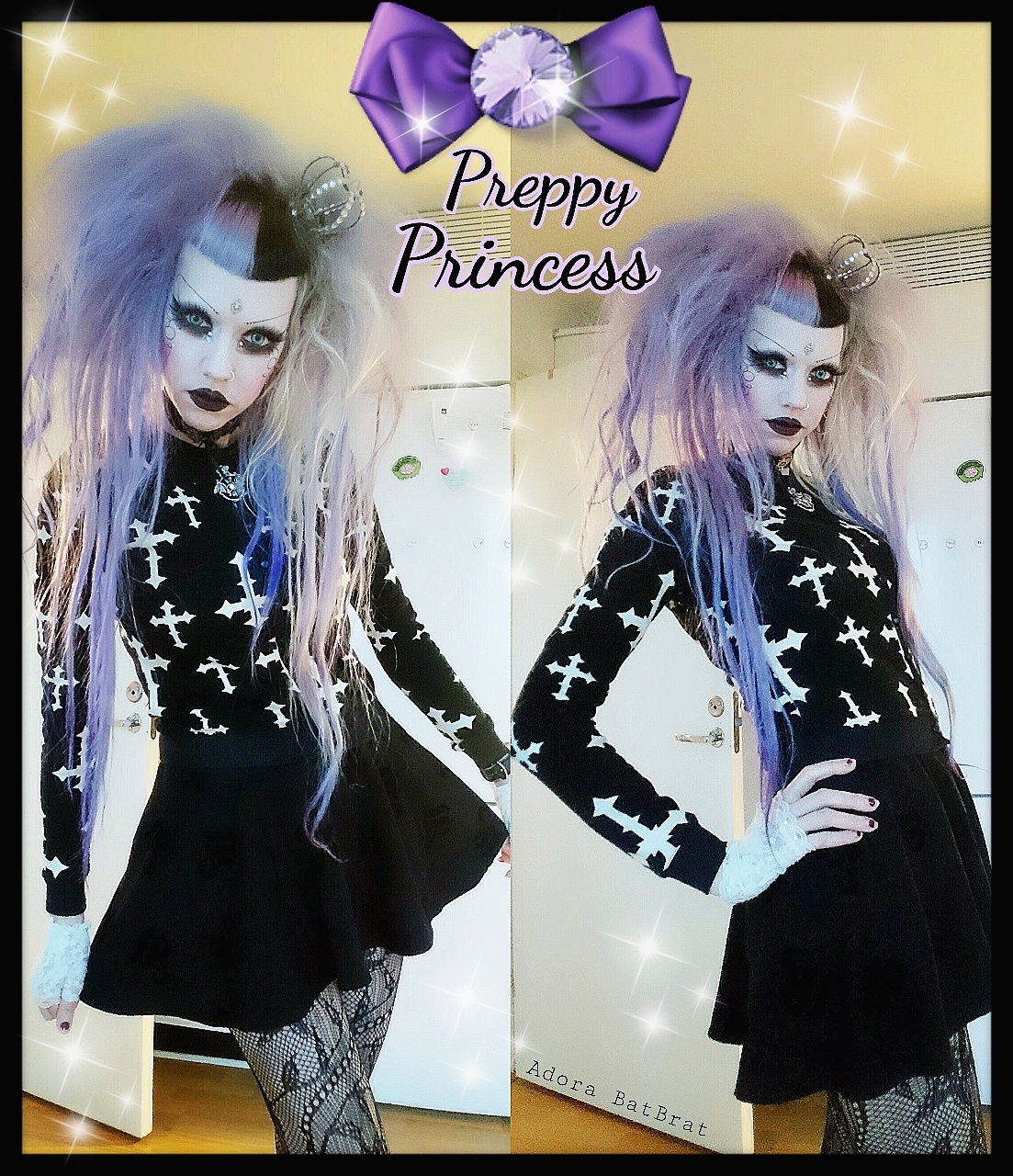 Adora BatBrat: Today's Goth look - Preppy Princess
