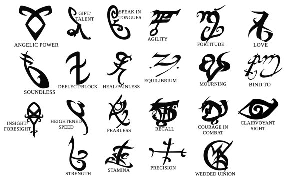 Shadowhunter Rune Potere Angelico