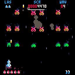 Indie Retro News: They Started It - Pico-8's most 'juiced' vertical shooter