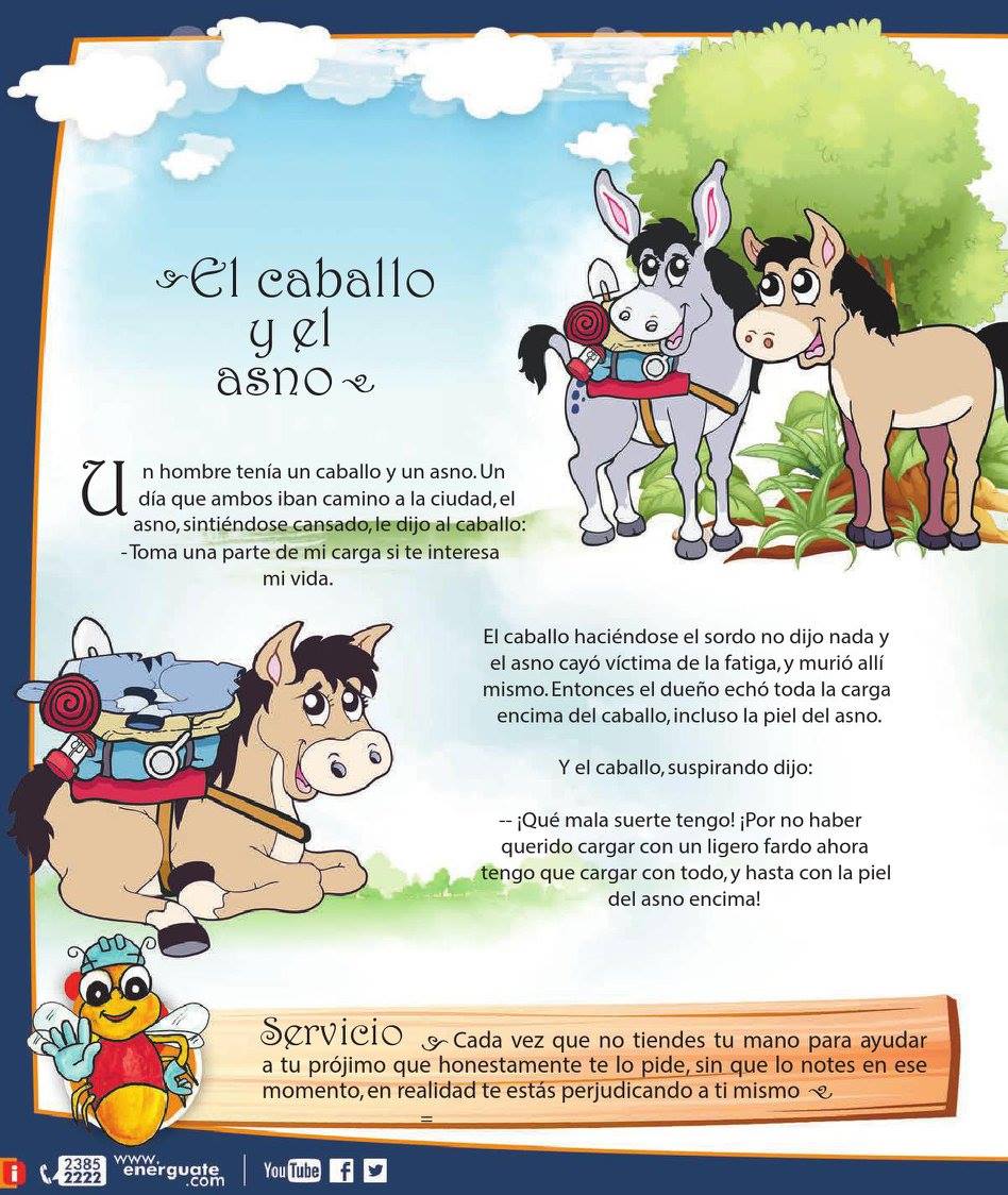 Fichas de Primaria: Fábulas cortas