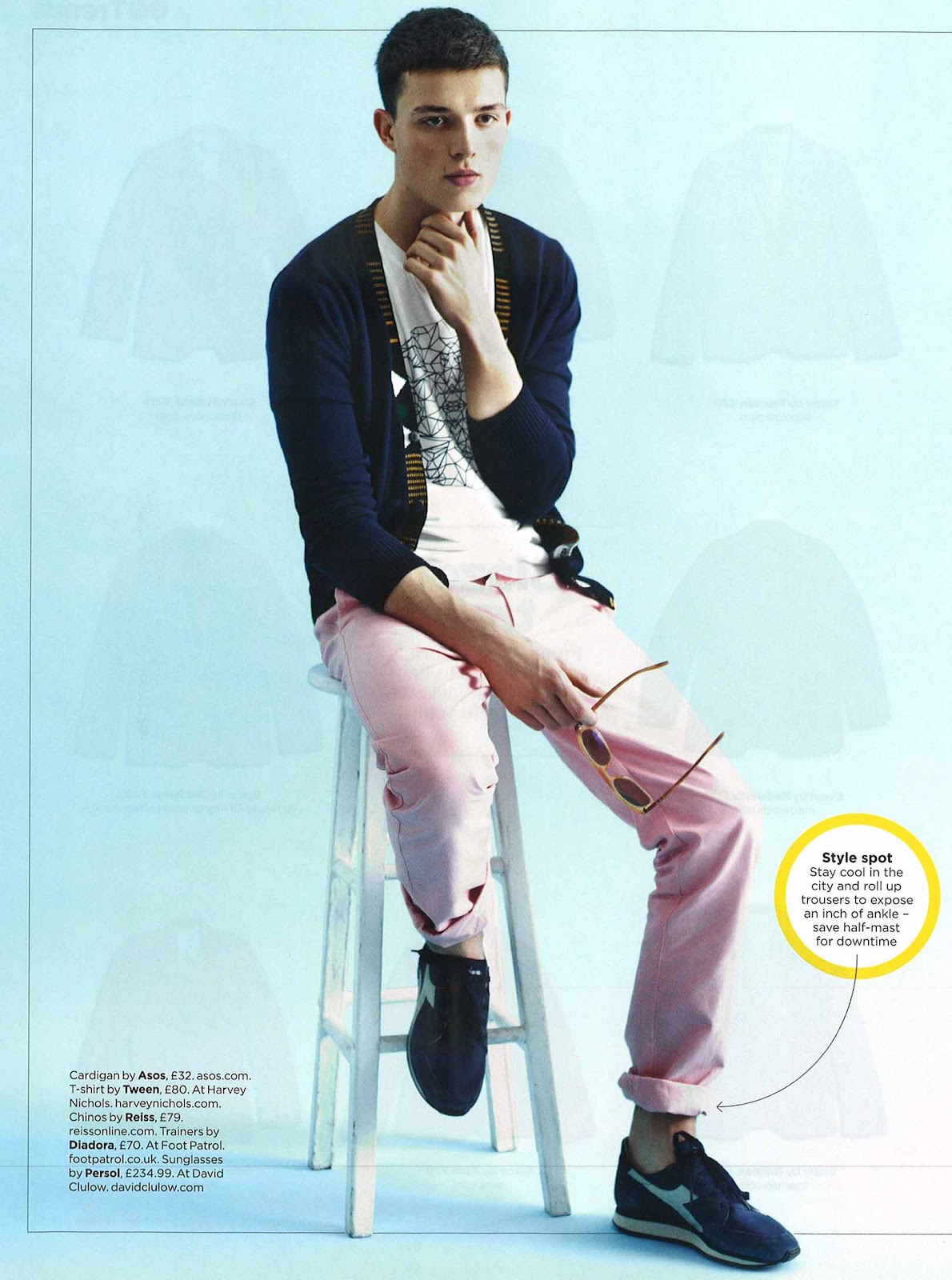 Bananas Models: Louis Galloway for GQ British