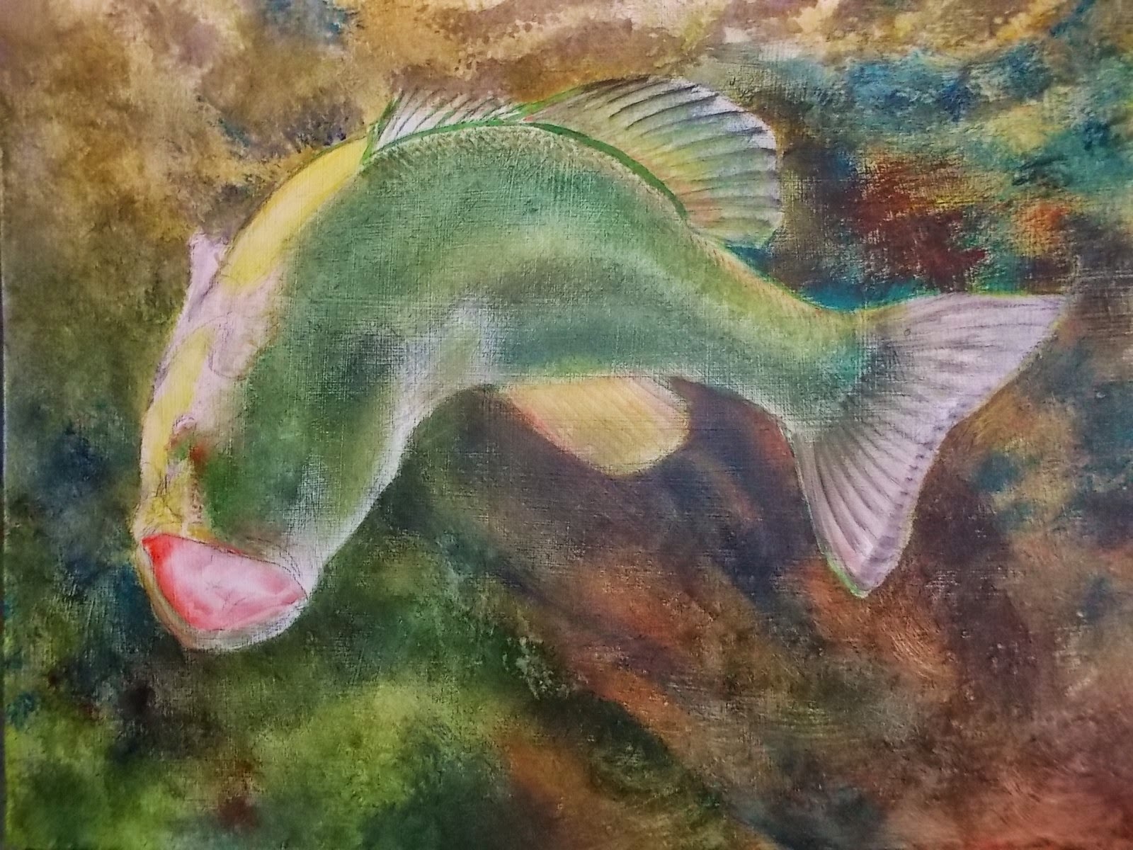 CHARLES WEISS ART: Kicking Up Dust new Acrylic Painting Artwork ...