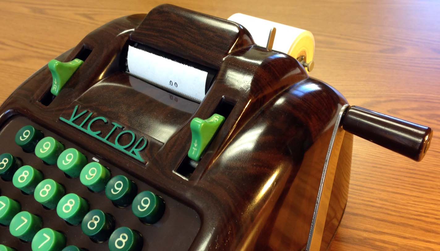 The Typewriter Revolution blog: My Victor adding machine