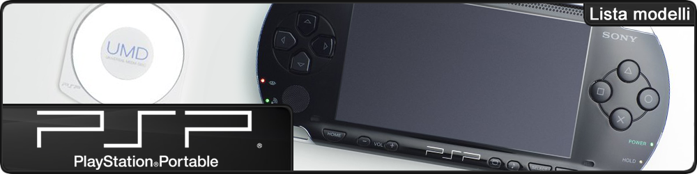 Lista modelli PlayStation® Portable - PSP® | PlayStation Generation