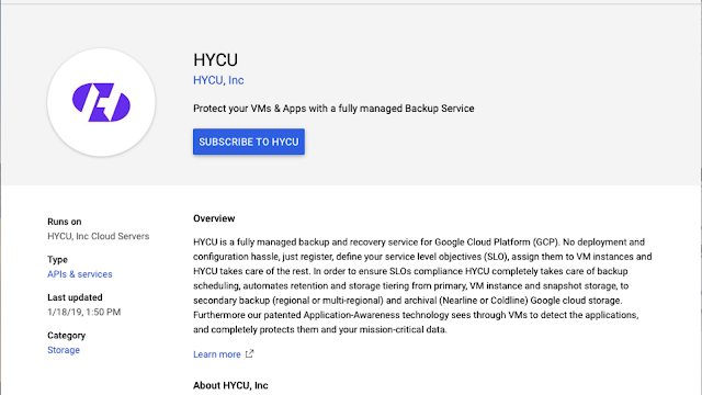 HYCU adds databases for GCP ~ Continuous Data Protection (CDP) and ...