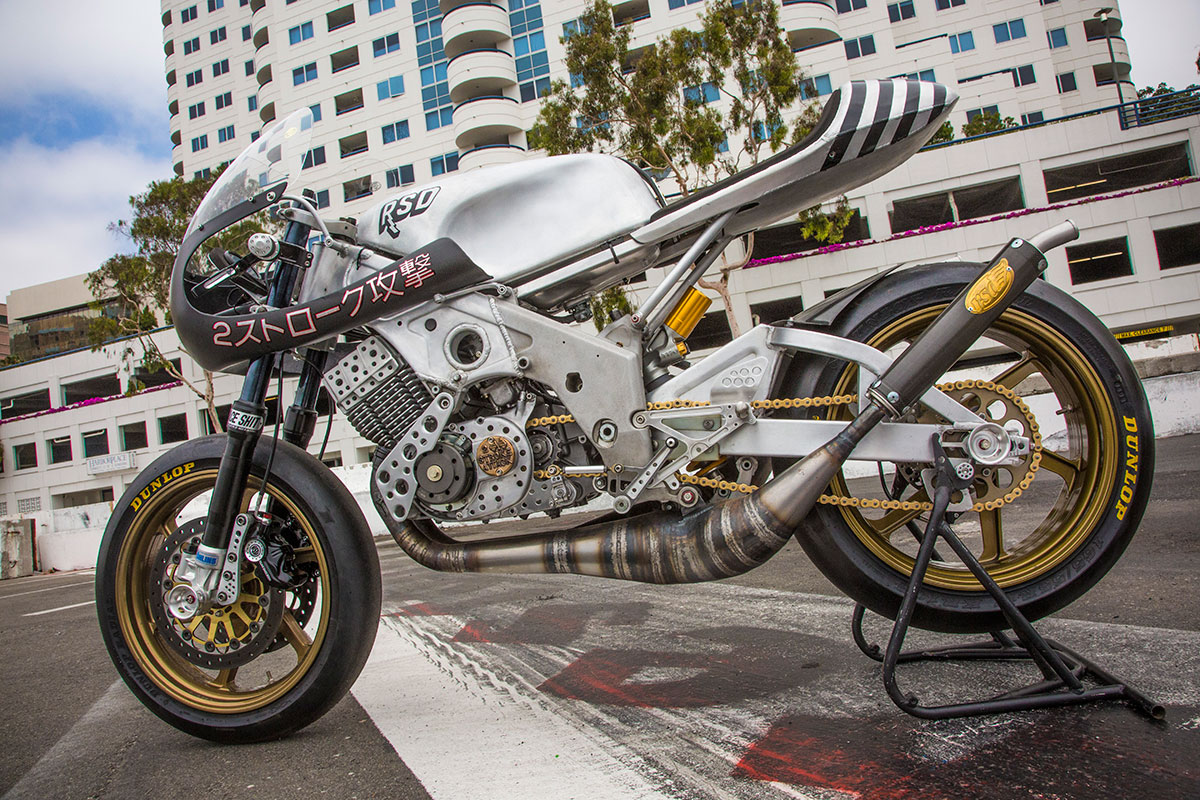 "2 Stroke Attack" Born Free 7 - RocketGarage - Cafe Racer Magazine