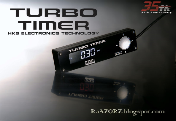 RaAZORZ: HKS digital turbo Timer Black Universal