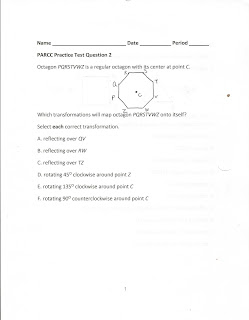 Geometry, Common Core Style: PARCC Practice Test Question 2 (Day 145)