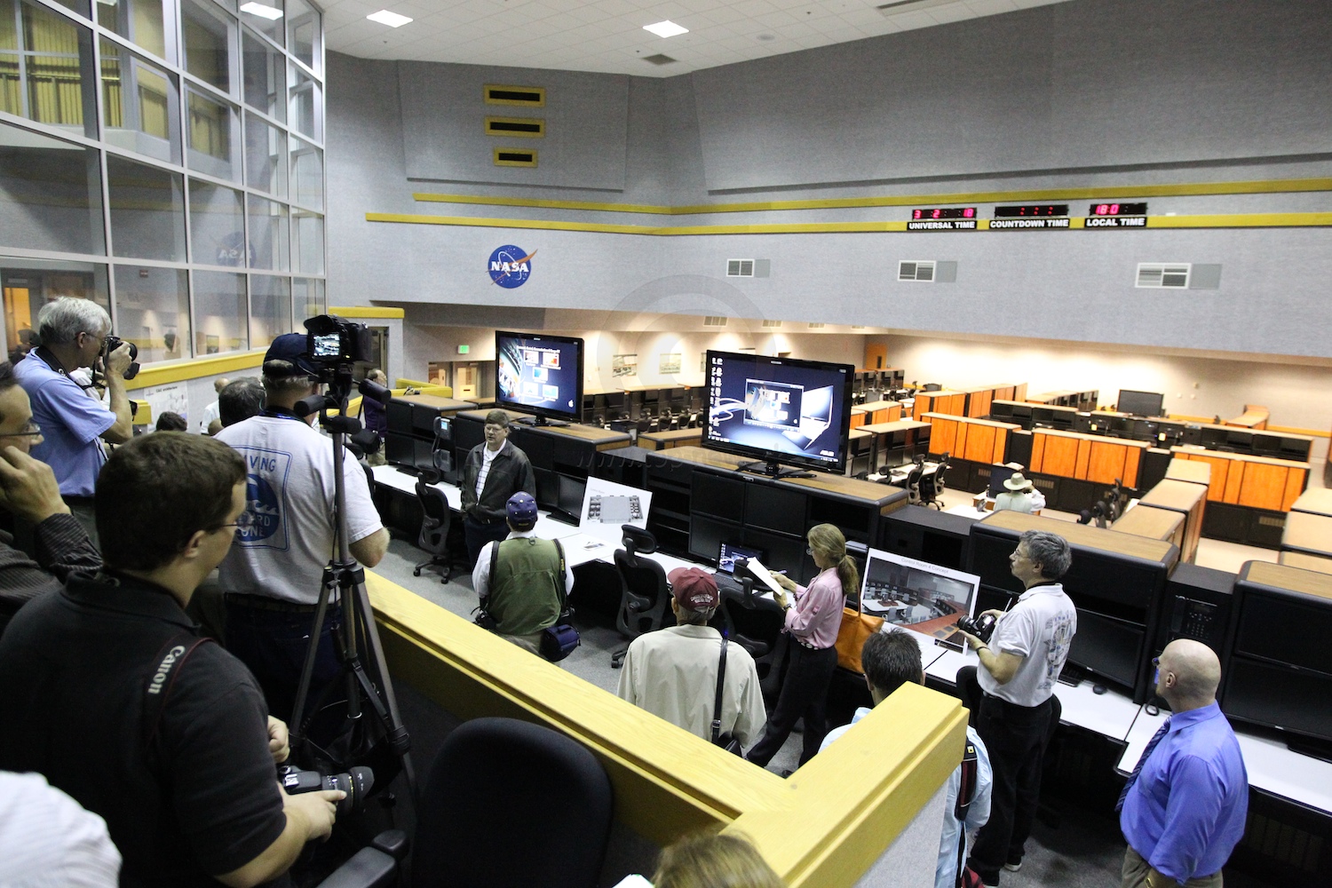 Press Trip America: La salle de contrôle de lancements (LCC) de la NASA ...