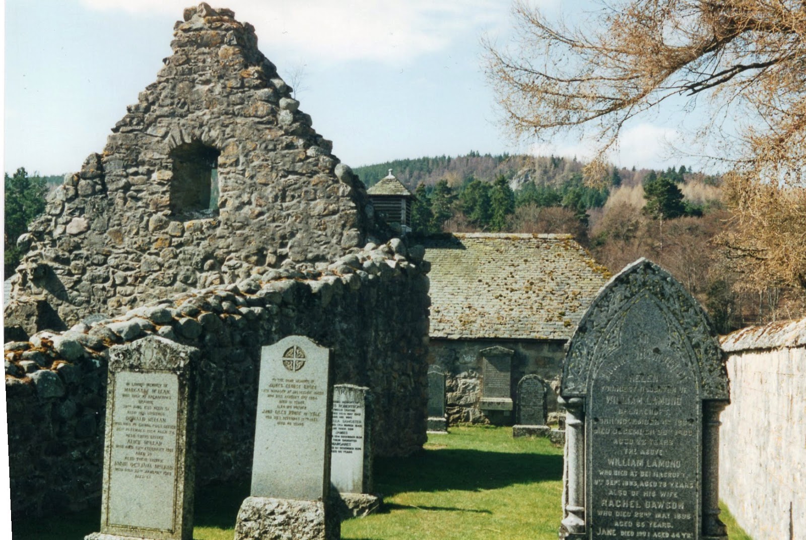 Liberal England: The memorial to my Campbell ancestors in Crathie Old ...